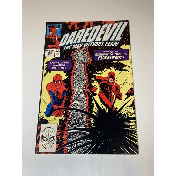 Marvel | Accents | Marvel Comics Daredevil 27 Key St Blackheart 1989 ...